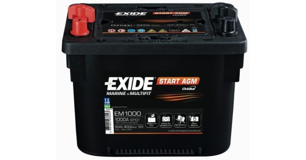 Batteria Exide EM1000 Maxxima AGM Battery MAX900 Exide Exide ...