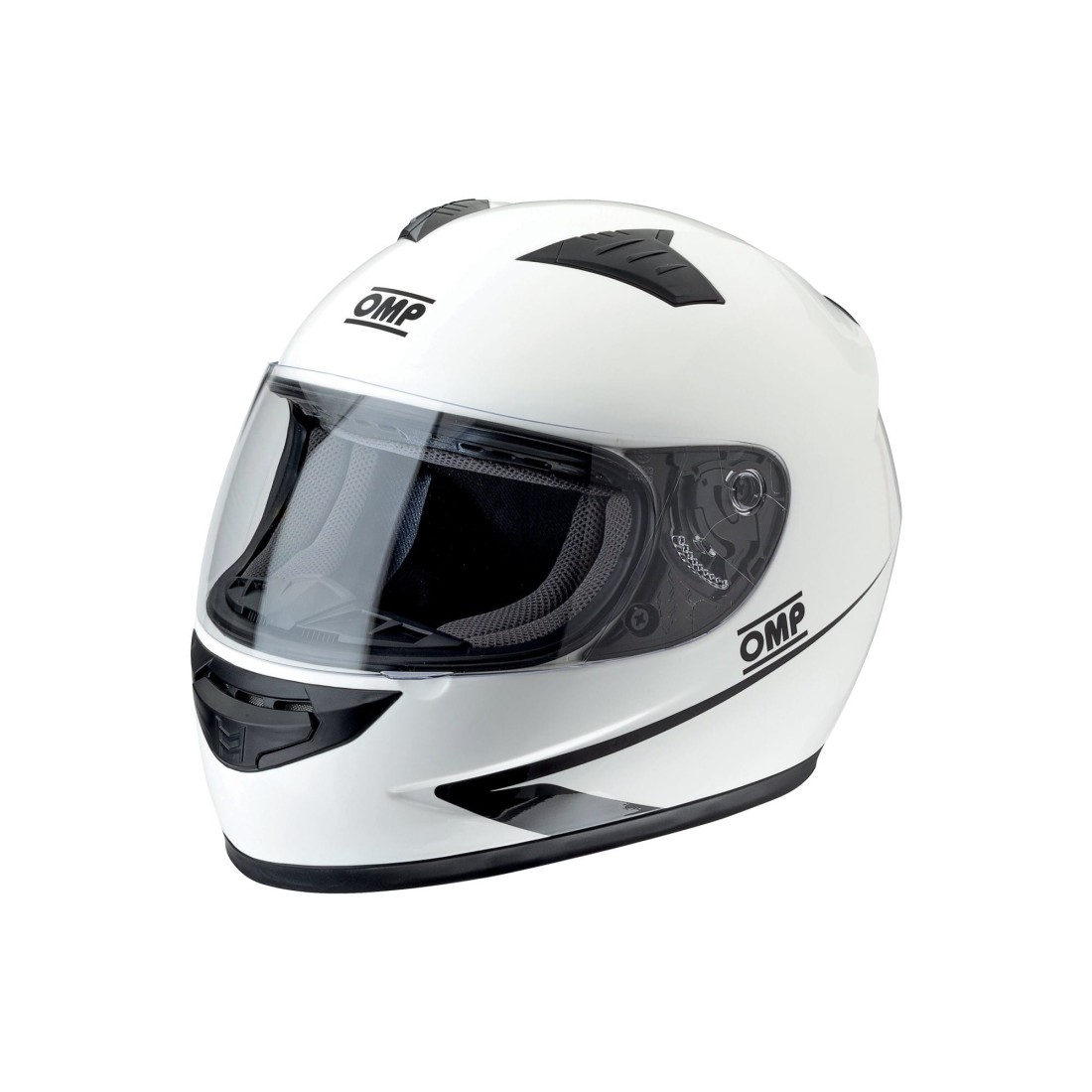 Helmet Omp Circuit White Circuit Omp by https://www.track-frame.com ...